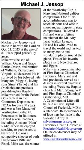 Michael J. Jessop | Obituaries | journal-news.net