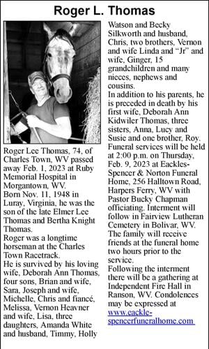 Roger L. Thomas | Obituaries | journal-news.net