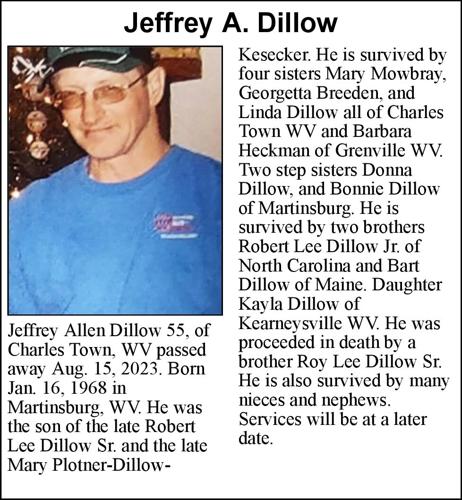 Jeffrey A. Dillow | Obituaries | journal-news.net