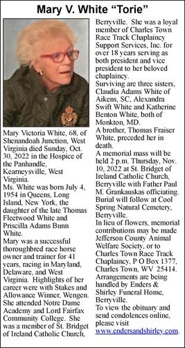 Mary V. White “Torie” | Obituaries | journal-news.net
