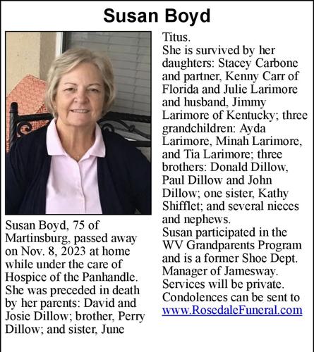 Susan Boyd | Obituaries | journal-news.net