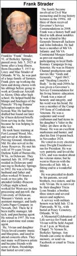 Frank Strader | Obituaries | journal-news.net