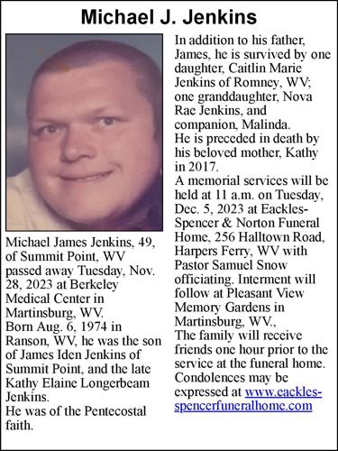 Michael J. Jenkins | Obituaries | journal-news.net