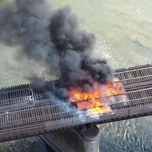 Fire breaks out on railroad bridge at Harpers Ferry | Journal-news ...
