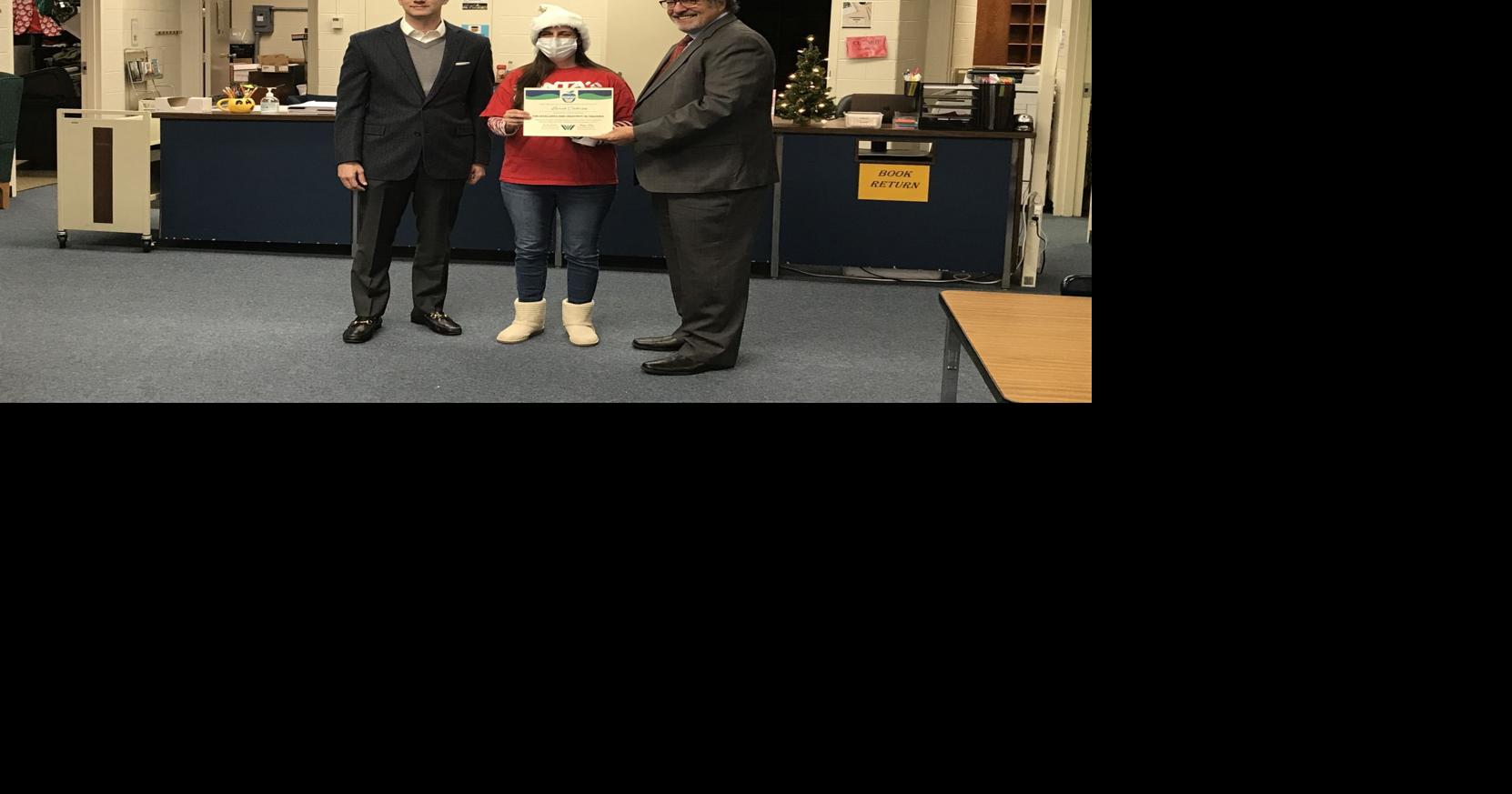 Hedgesville High's Lurah Cochran receives the Above and Beyond Teacher ...