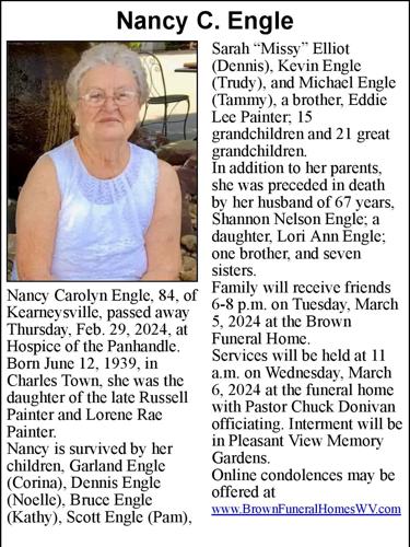 Nancy C. Engle | Obituaries | journal-news.net