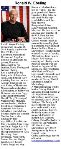 Ronald W. Ebeling | Obituaries | journal-news.net