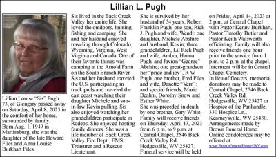 Lillian L. Pugh | Obituaries | journal-news.net