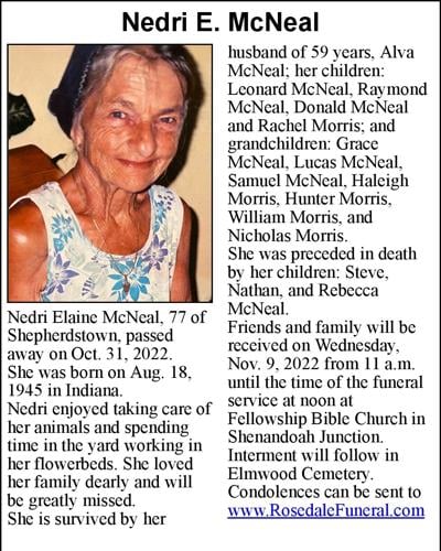 Nedri E. McNeal | Obituaries | journal-news.net
