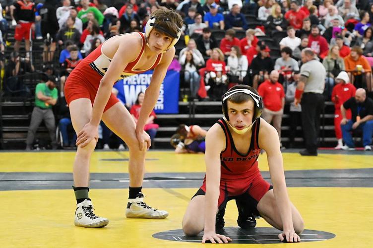 Over 20 local wrestlers triumph in first round of state championship ...