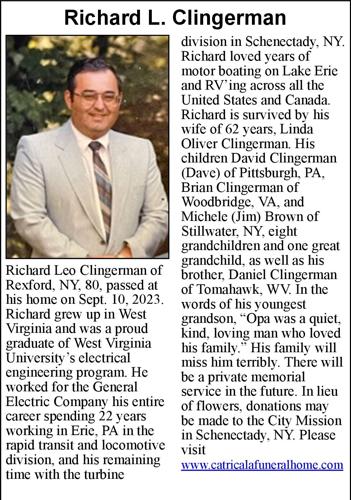 Richard L. Clingerman | Obituaries | journal-news.net