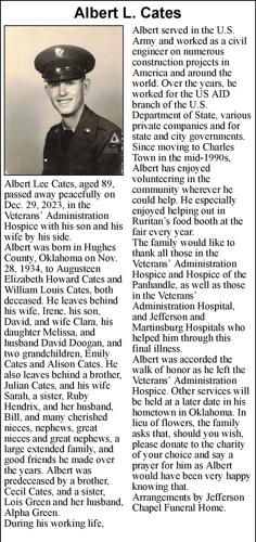 Albert L. Cates | Obituaries | journal-news.net