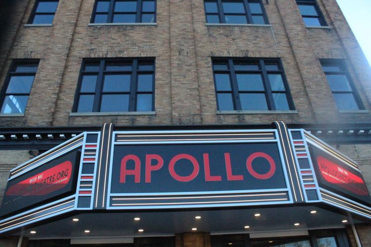 Apollo Civic Theatre lights up new marquee for the first time since ...