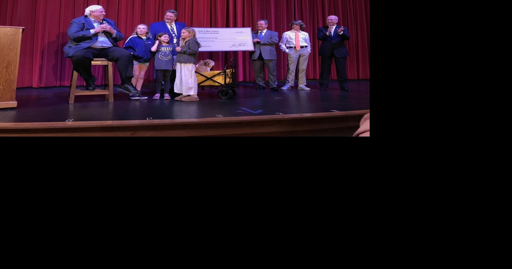 Gov. Justice presents $25 million check to Berkeley County Schools ...