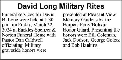 David Long Military Rites | Obituaries | journal-news.net