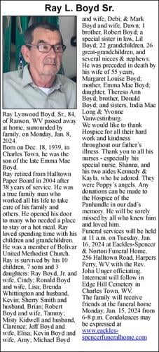 Ray L. Boyd Sr. | Obituaries | journal-news.net