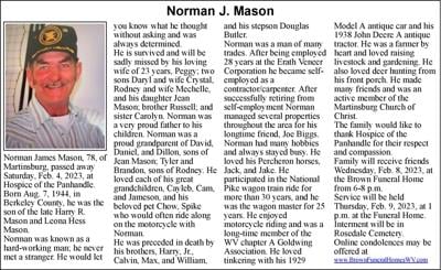 Norman J. Mason | Obituaries | journal-news.net