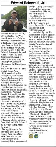 Edward Rakowski, Jr. | Obituaries | journal-news.net