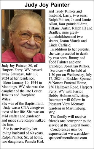 Judy Joy Painter | Obituaries | journal-news.net