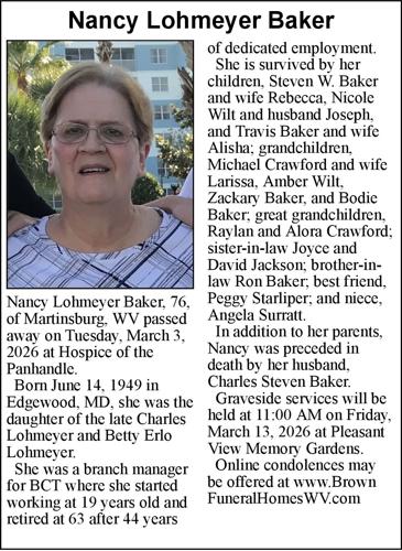 Nancy Lohmeyer Baker | Obituaries | journal-news.net