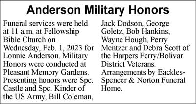 Anderson Military Honors | Obituaries | journal-news.net