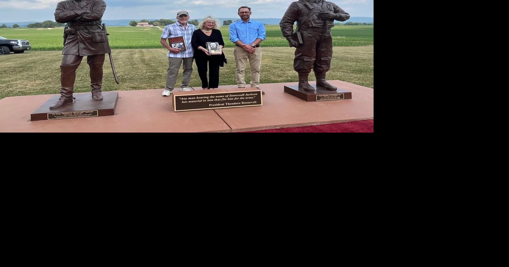 Rissler unveils Jackson and Christian statues on his Charles Town ...