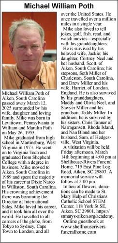 Michael William Poth | Obituaries | journal-news.net