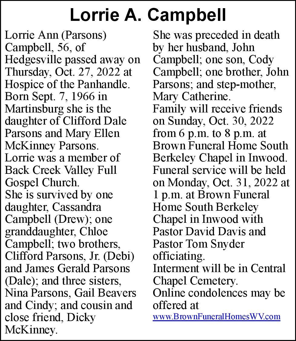 Lorrie A. Campbell | Obituaries | journal-news.net