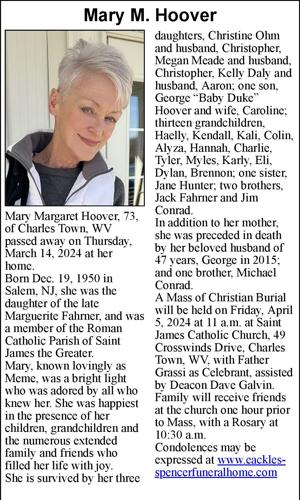 Mary M. Hoover | Obituaries | journal-news.net