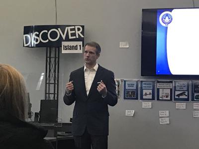 Riley Moore visits Saint Joseph School to talk about Hope Scholarship ...