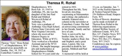 Theresa R. Rohal | Obituaries | journal-news.net