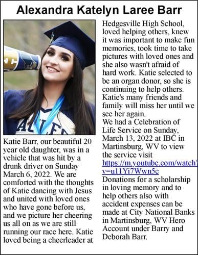 Alexandra Katelyn Laree Barr | Obituaries | journal-news.net