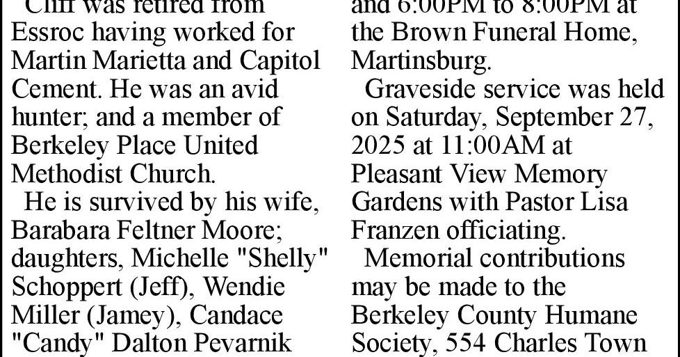 Clifford L. Moore | Obituaries | journal-news.net