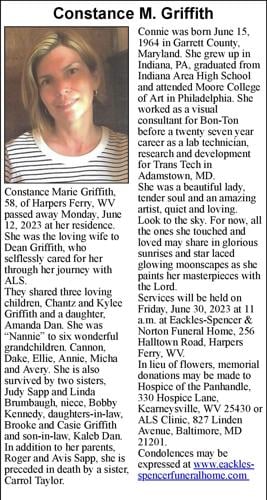 Constance M. Griffith | Obituaries | journal-news.net