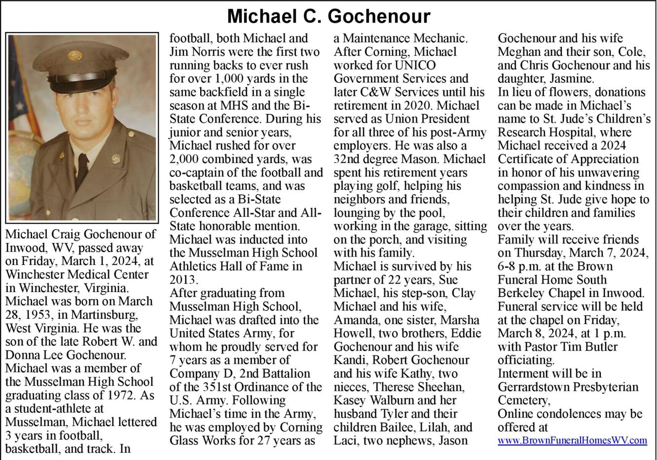 Michael C. Gochenour | Obituaries | journal-news.net