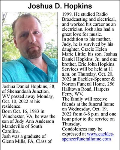 Joshua D. Hopkins | Obituaries | journal-news.net