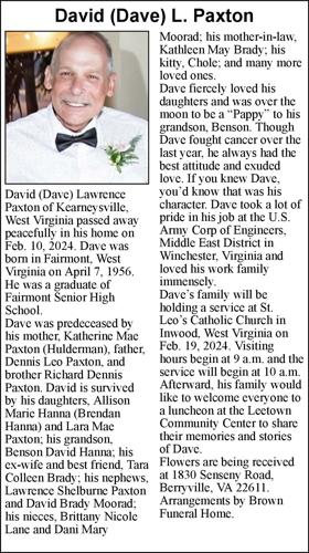 David (Dave) L. Paxton | Obituaries | journal-news.net