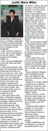 Judith Marie Miller | Obituaries | journal-news.net