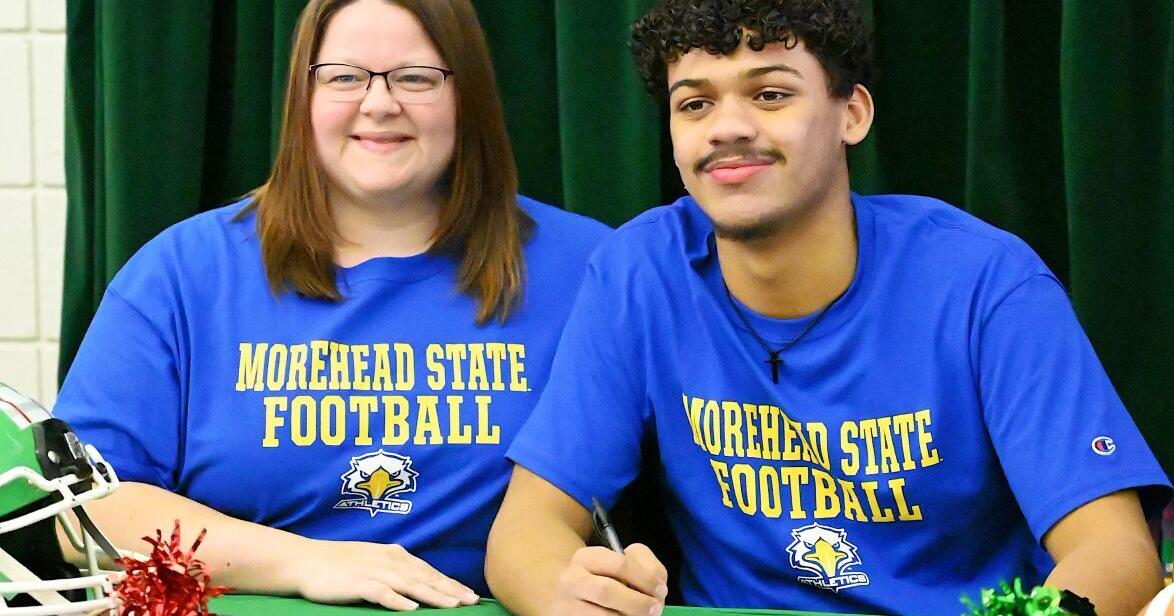 Woolaston signs to play Division 1 football at Morehead State | Journal ...
