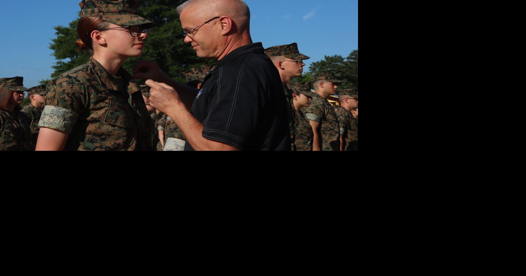 U.S. Marine Hallie Hall learns to shoot with a camera | Journal-news ...