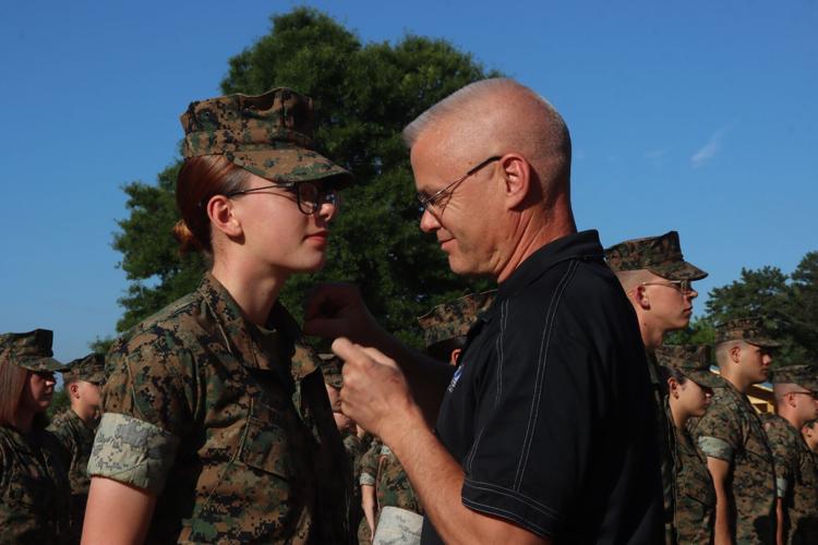 U.S. Marine Hallie Hall learns to shoot with a camera | Journal-news ...
