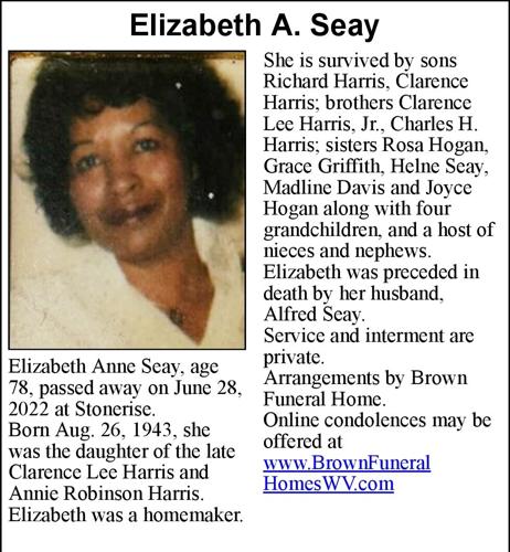 Elizabeth A. Seay | Obituaries | journal-news.net