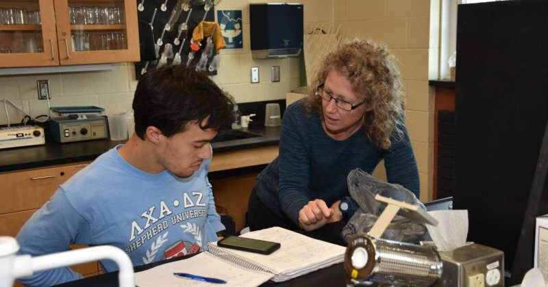 Research by Shepherd students, professor published in statewide journal ...
