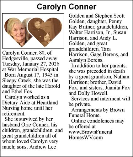 Carolyn Conner | Obituaries | journal-news.net