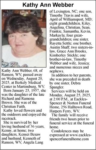Kathy Ann Webber | Obituaries | journal-news.net