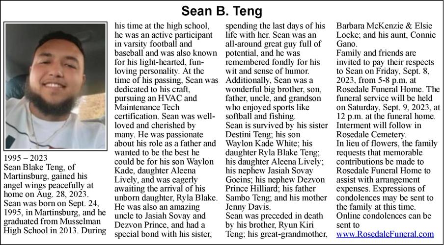 Sean B. Teng | Obituaries | journal-news.net
