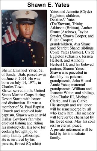 Shawn E. Yates | Obituaries | journal-news.net