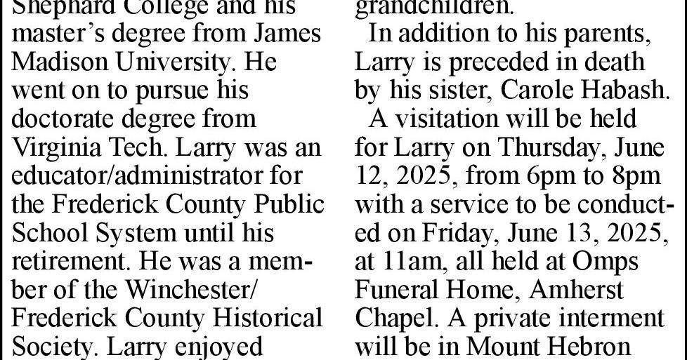 Larry Alton Mullin | Obituaries | journal-news.net