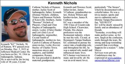 Kenneth Nichols | Obituaries | journal-news.net