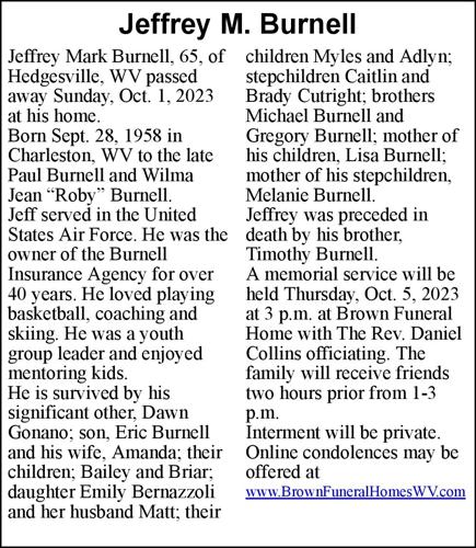 Jeffrey M. Burnell | Obituaries | journal-news.net